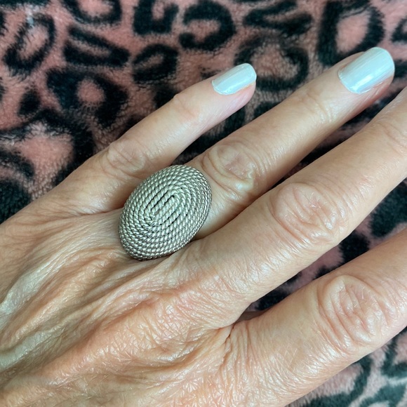 Jewelry | Sterling Silver Oval Heavy Ring | Poshmark